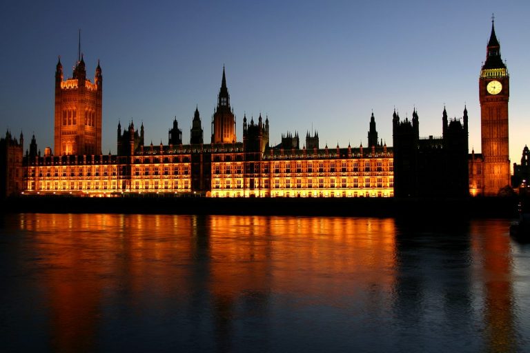 Palacio de Westminster, el parlamento inglés